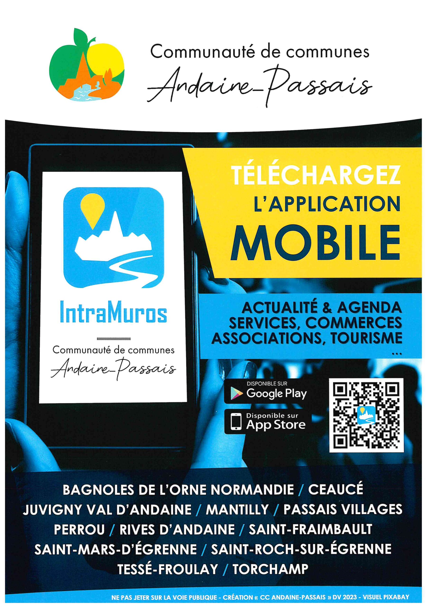 Une Application Mobile pour rester connecté - Juvigny Val d'Andaine